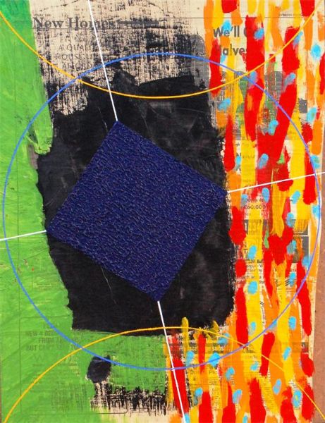 Colour and space defined spaces by Peter Kalkhof artist at Lacy Scott ...