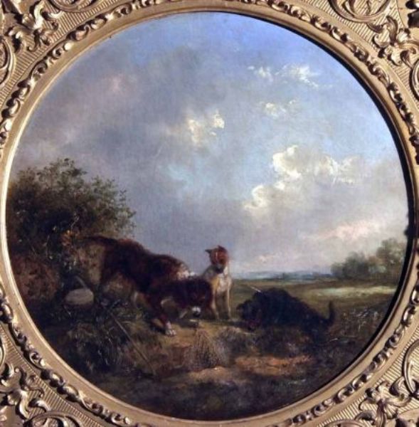 Dogs Rabbiting by Thomas Smythe artist at Keys Fine Art Auctioneers ...
