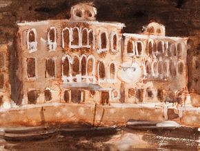 CANALSIDE, VENICE by David Hutter artist at McTear's auction house ...