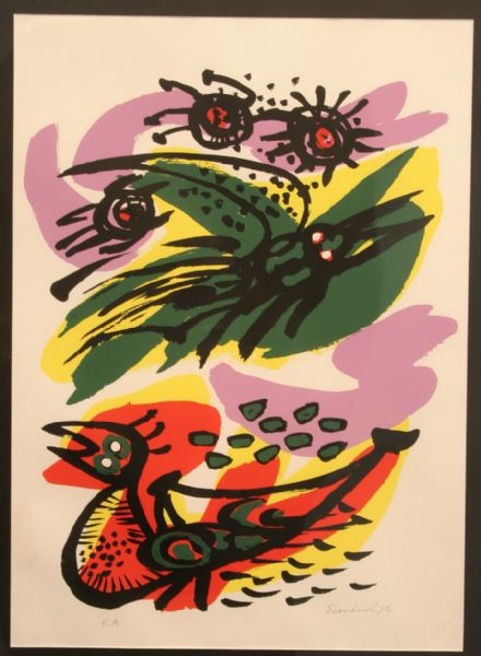 Compositie met vogels / Compositie met figuur by Anton Rooskens artist ... Compositie met vogels / Compositie met figuur by Anton Rooskens artist ...