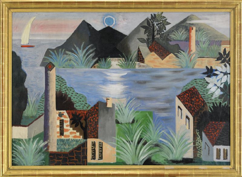 Paysage Algerien by Jean Lurçat artist at AB Stockholms Auktionsverk ...