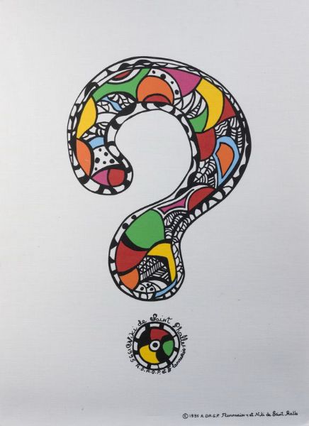 Point d'interrogation by Niki de Saint Phalle artist at Sadde - Dijon auction house | BidtoArt