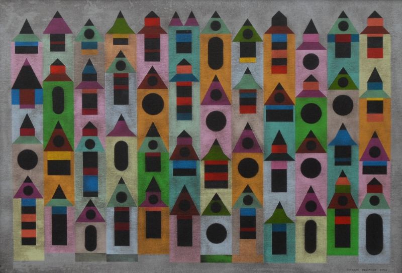 Modular Dwellings by Patrick Penrose artist at Bamfords Auctioneers and ...