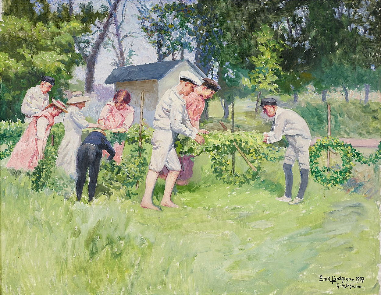 Midsommar by Emil Lindgren artist at AB Stockholms Auktionsverk auction ...