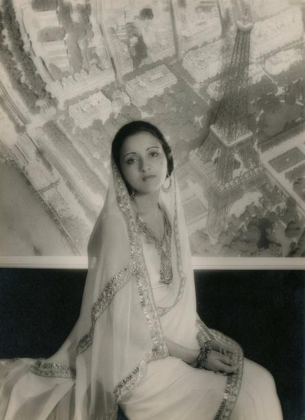 Portraits de Sita Devi of Kapurthala, Paris by Andre Durst artist at ...