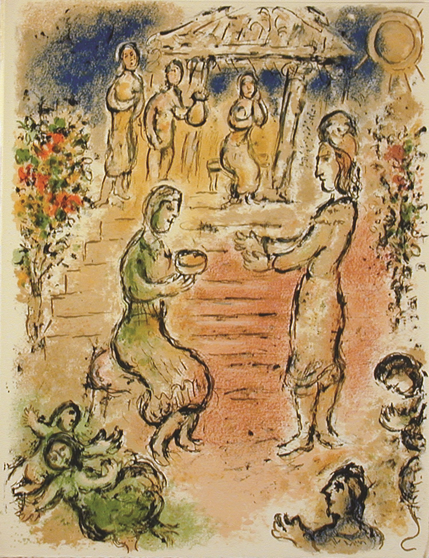 ALCINOUS' PALACE by Marc Chagall artist at Sworders Fine Art ...