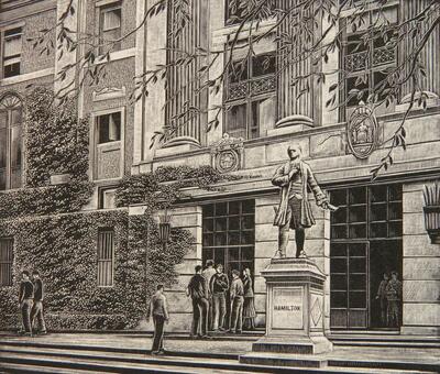 Hamilton Statue by Thomas Nason artist at Rachel Davis Fine Arts ...