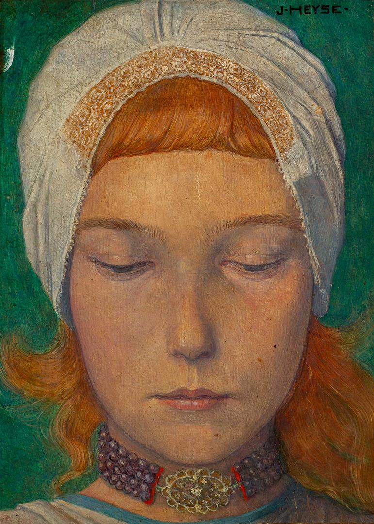 Zeeuws meisje (Girl from Zeeland) by Jan Heyse artist at Arts ...