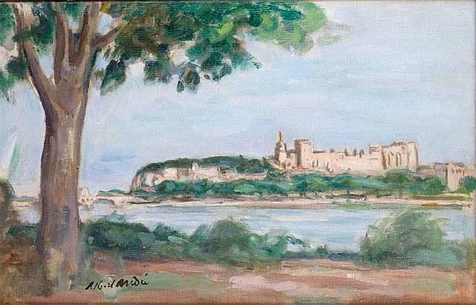 AVIGNON, LE CHÂTEAU DES PAPES by Albert André artist at Éric PILLON ...